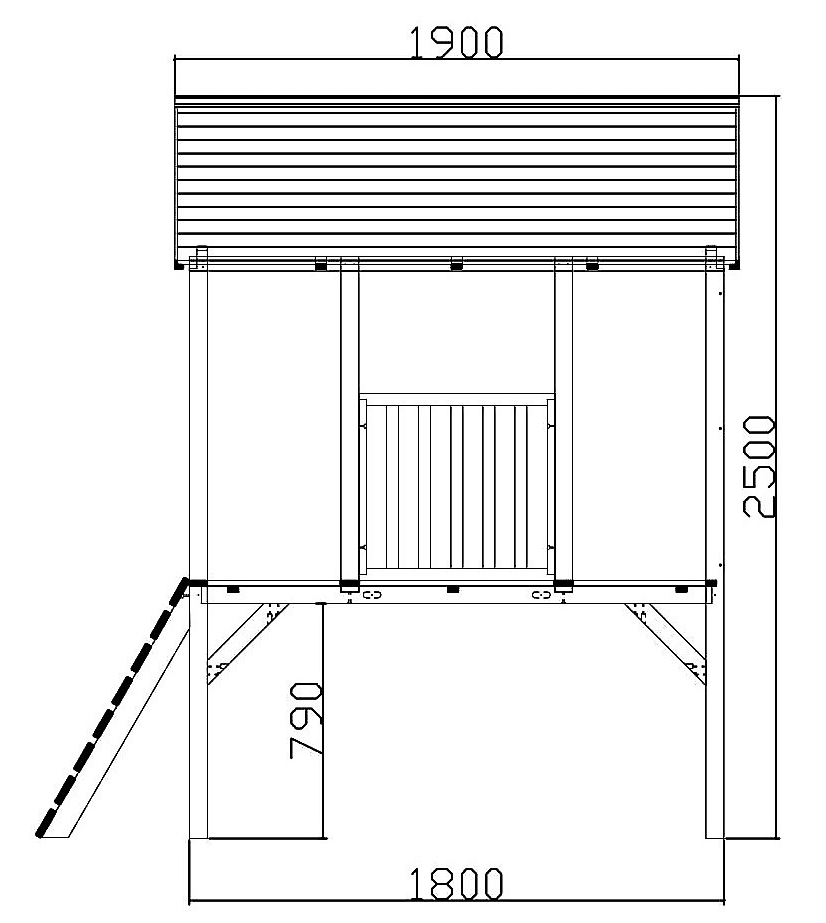 Hide & Seek Kids Oscar Cubby House - Outdoor Hideaway